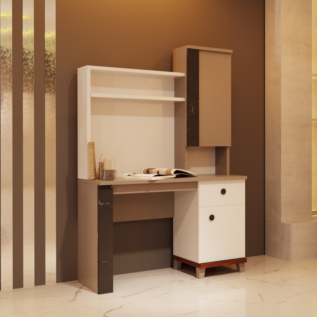 مكتب ومكتبة نوم شباب SECRET – تصميم مودرن عملي | Shahwan Furniture