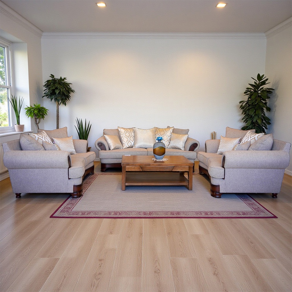 طقم كنب نيو كلاسيك SAFARI NEW – تصميم فاخر 3+2+1+1 | Shahwan Furniture