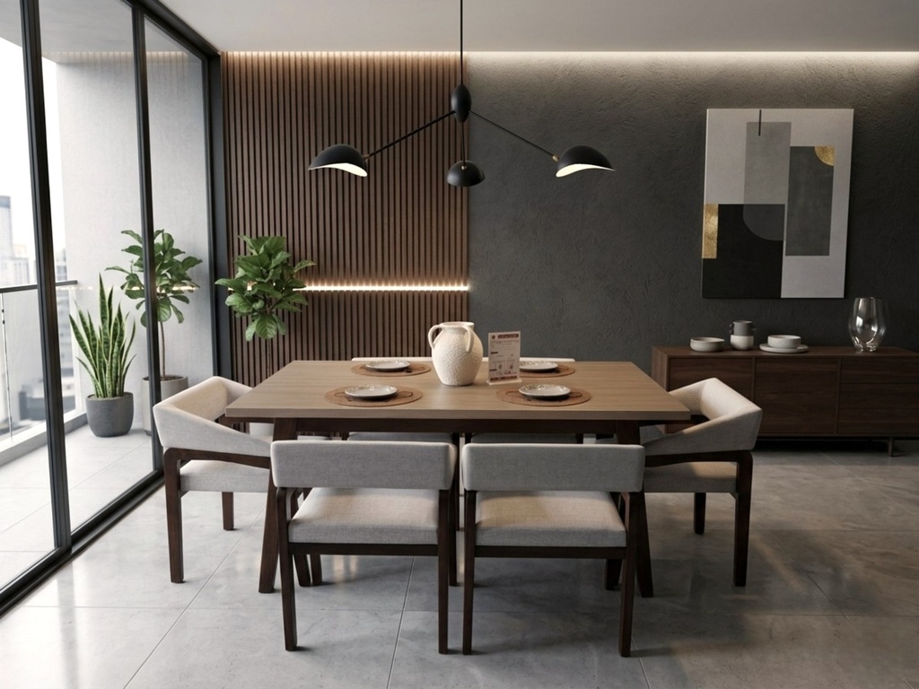 سفرة SPARK مودرن – طاولة + 6 كراسي | Shahwan Furniture